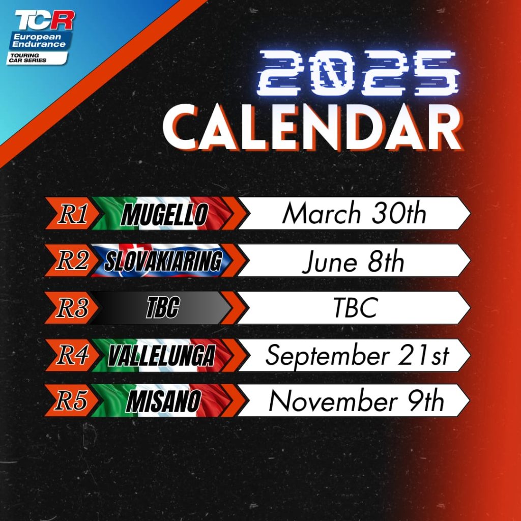 TCR European Endurance unveils brand new 2025 calendar - TCR European ...